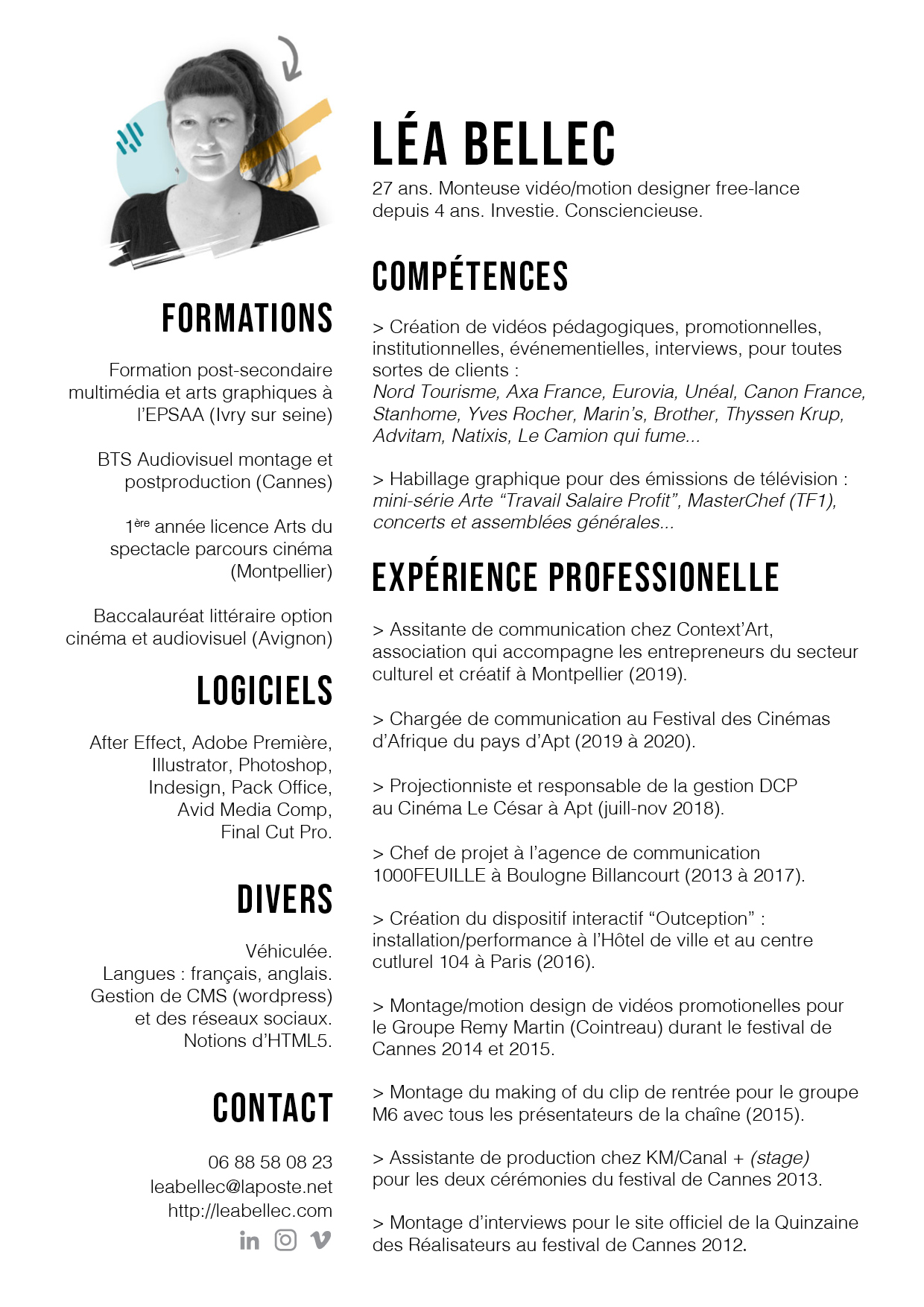 A PROPOS • Léa Bellec